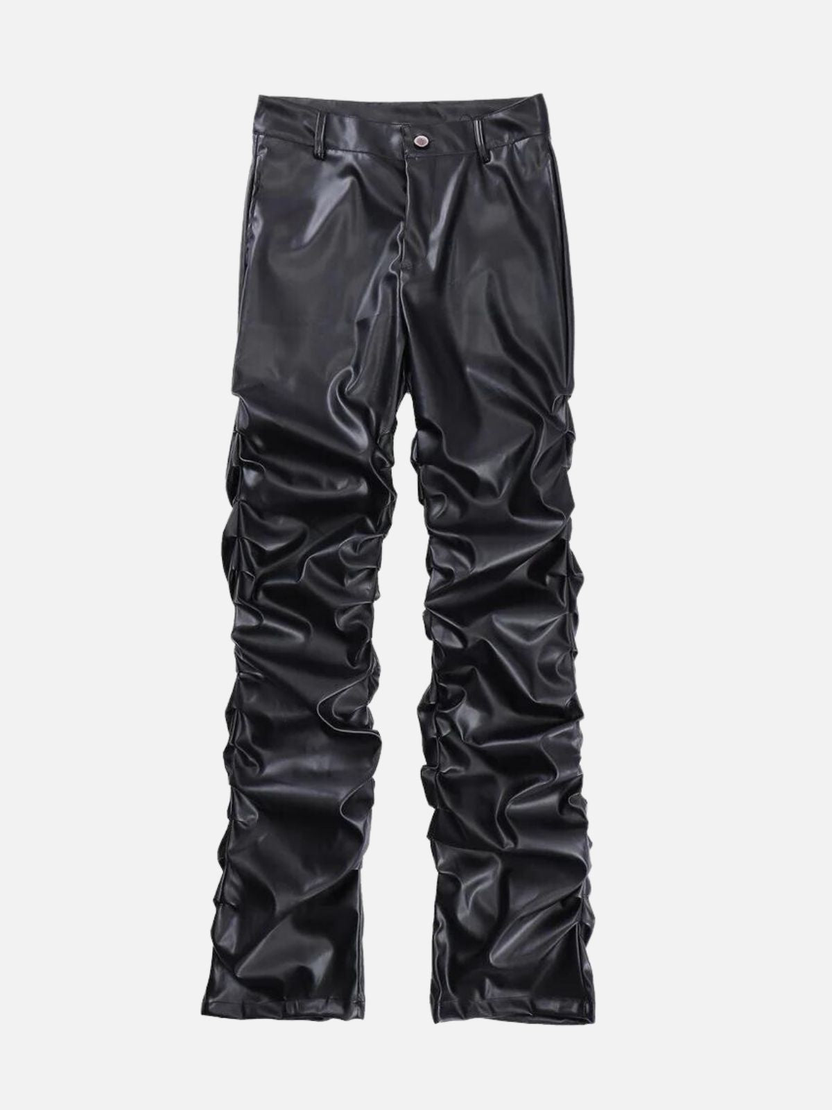 OPIUM - Loose Leather Jeans