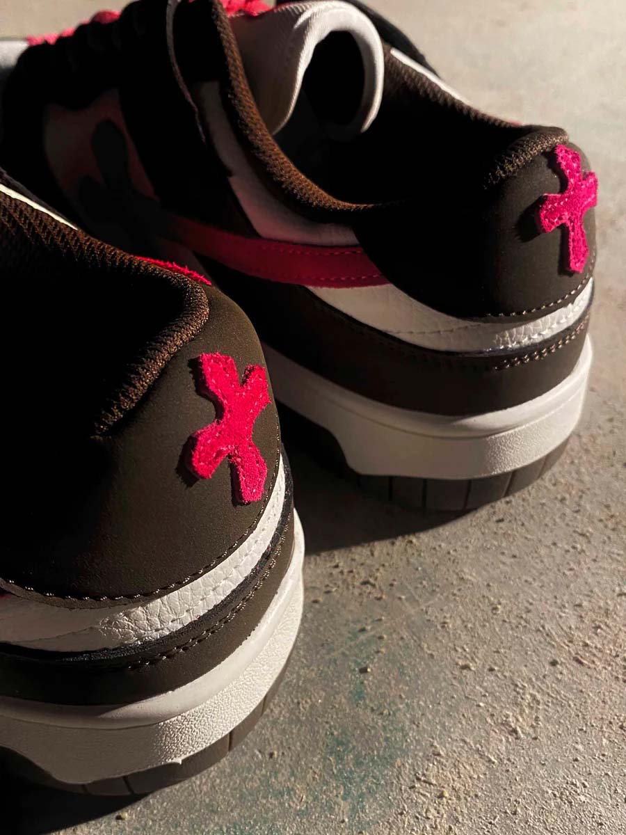 'Pink Cross' Sneakers TEENWEAR | Fashion For Teens.